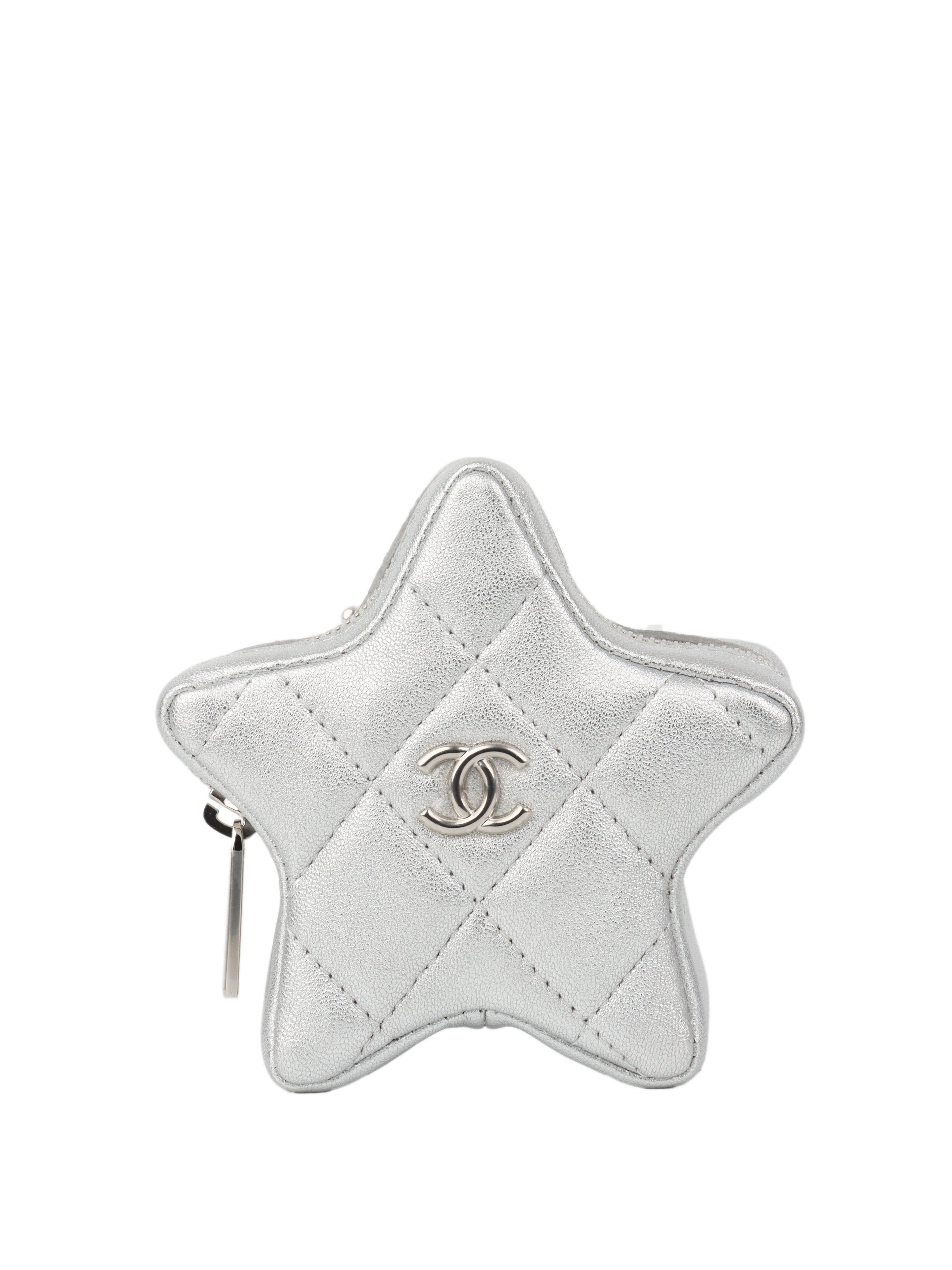 Chanel Silver Star Pouch. – Votre Luxe